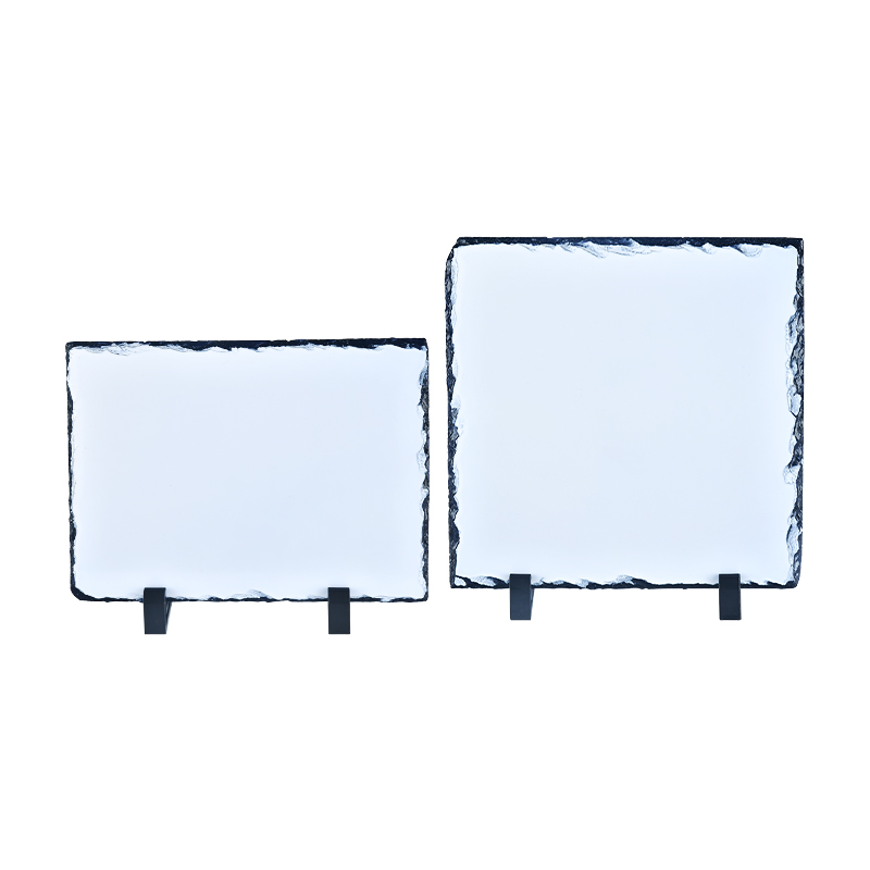 Square & Rectangular Rock Sublimation Slate Blanks Photo Frame