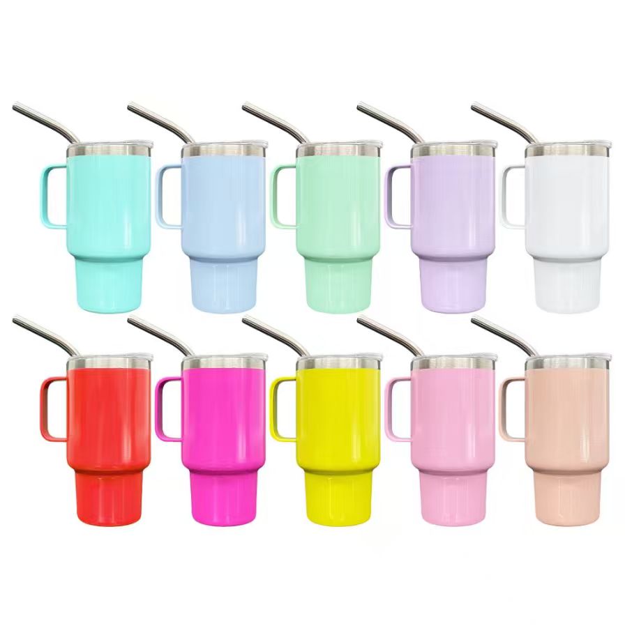 3oz Mini Stanley Cups Sublimation Wine Shot Cups with Handle