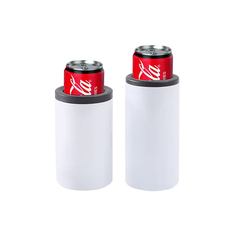 12oz Sublimation Blanks Slim Double-walled Beverage Can Cooler