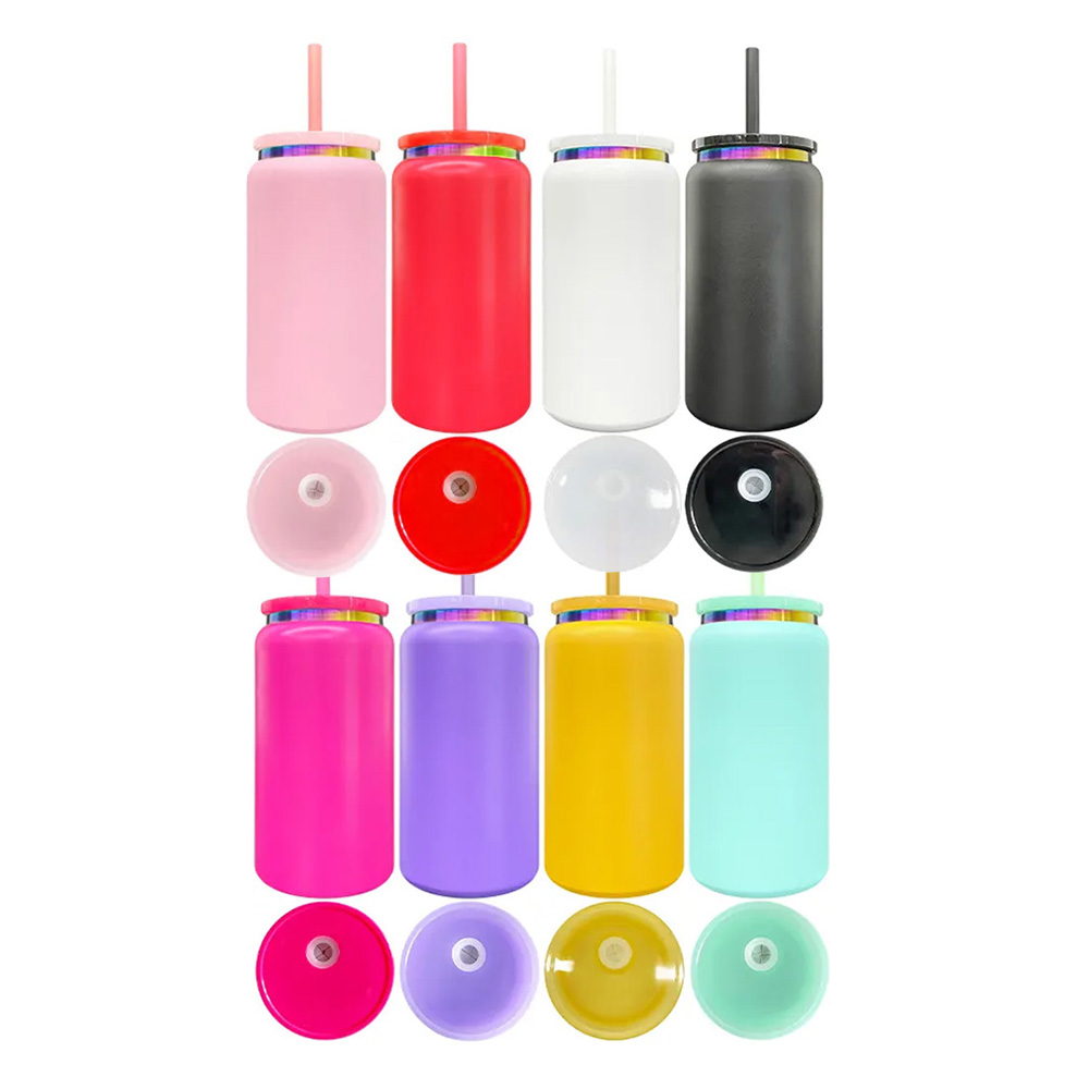 Gold/Rainbow Plated 16oz Soda Can Cups for Laser Engraving