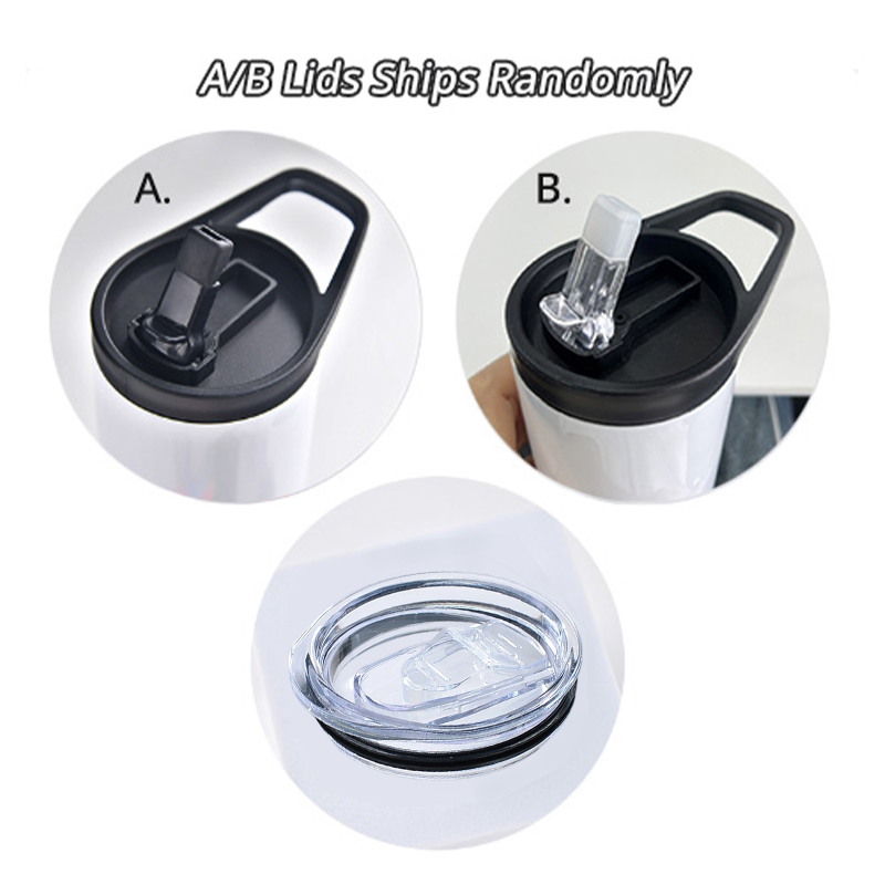 20oz Sublimation Blank Tumbler with Portable Handle & Slide Lid