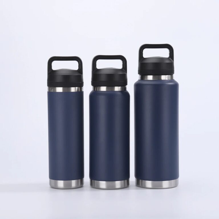 18/27/37oz Yeti Style Powder Coated Water Bottles with Handle