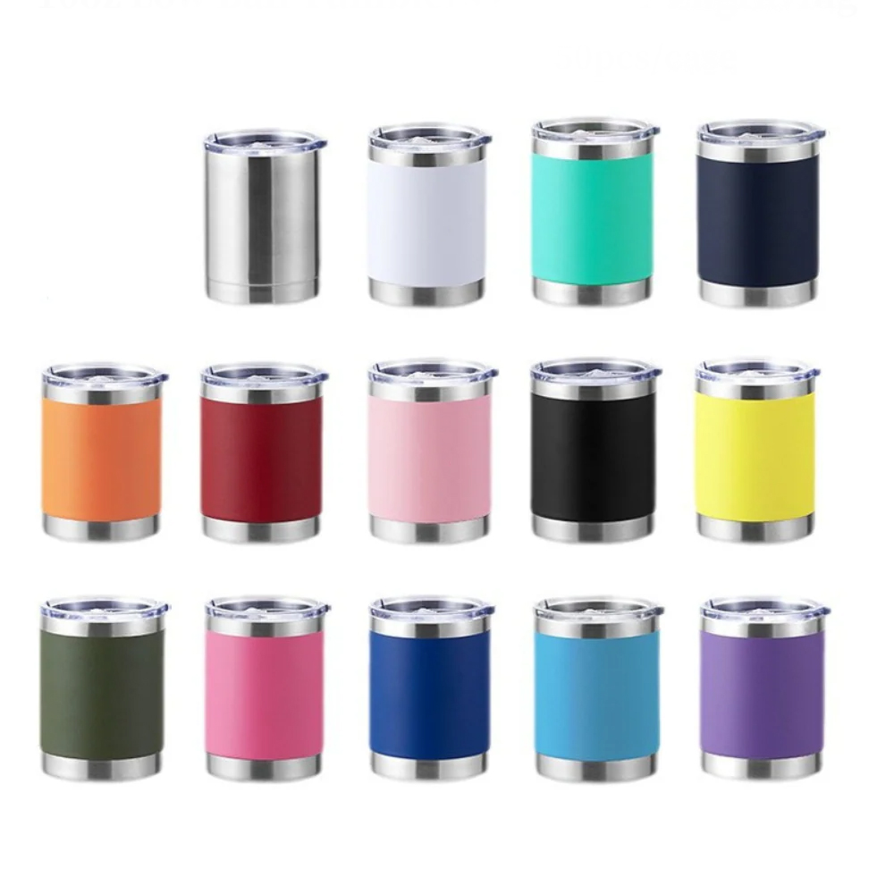 Wholesale 10oz Lowball Stainless Powder Coated Coffee Mugs